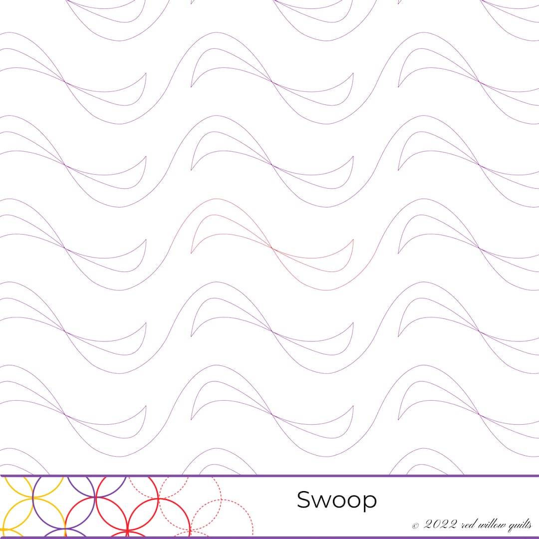 SWOOP - Digital Quilting Design for Longarm Quilting (statler ...