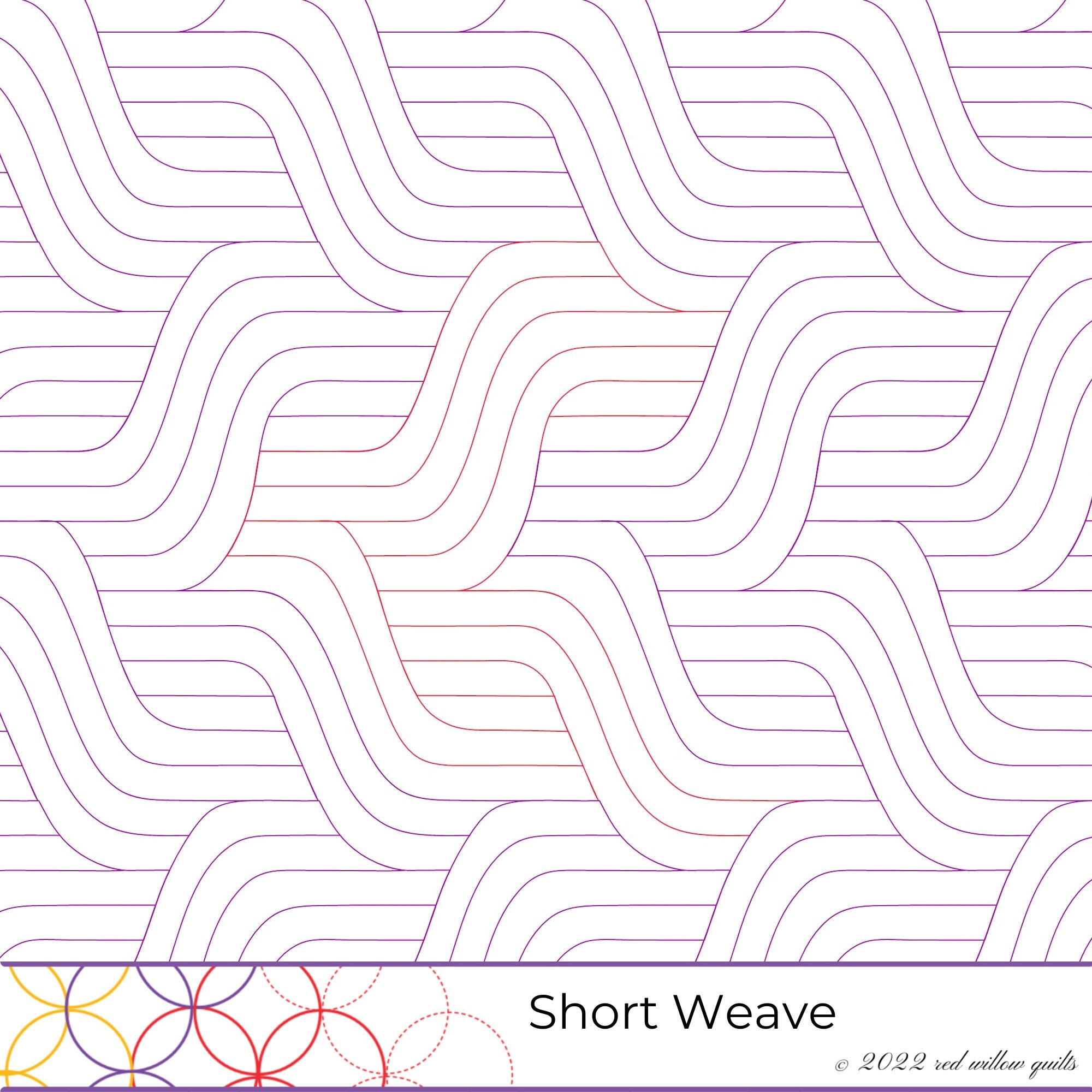 Short Weave **INTERMEDIATE DESIGN — red willow quilts