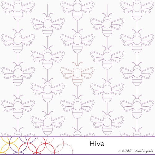 HIVE Pantograph Digital Quilting Design for Longarm Quilting - Etsy