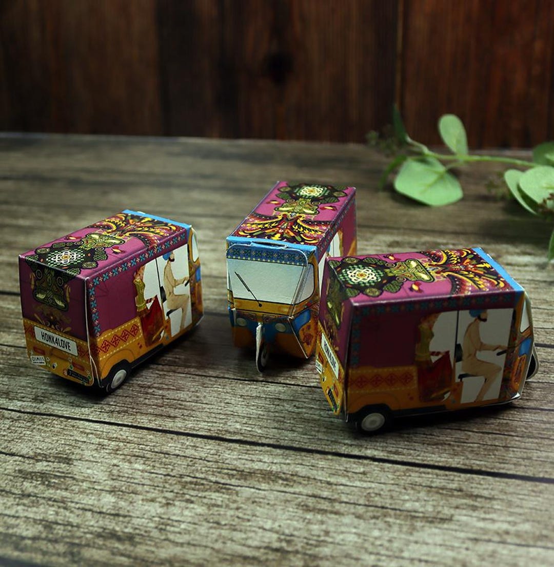 Rickshaw Favour Boxes: Flat Pack, Fill & Assemble - Etsy