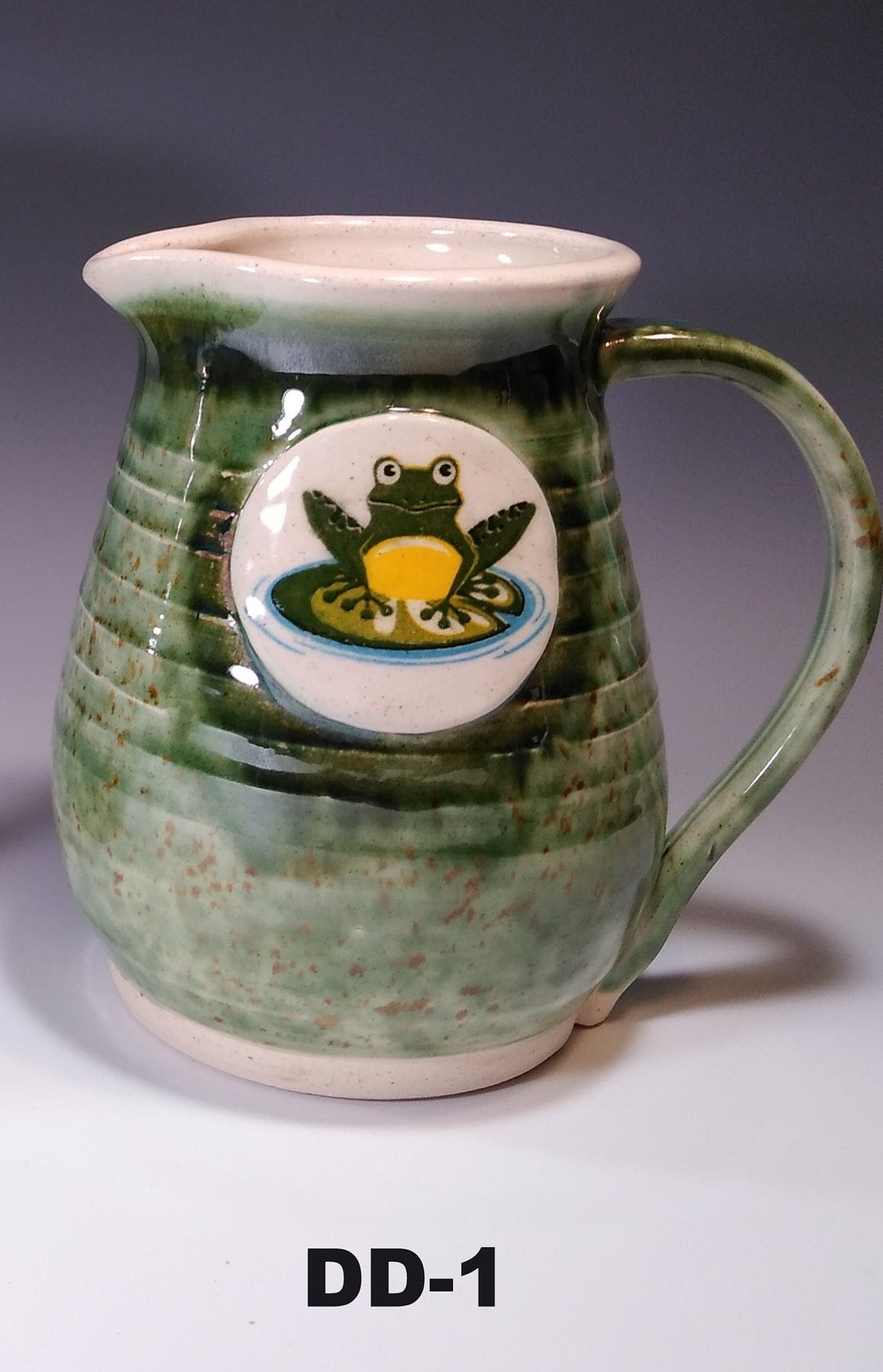 FROG VASE- FROG Pitchers- Pitchers- Frog Jar-- Vase-ceramic Vase ...