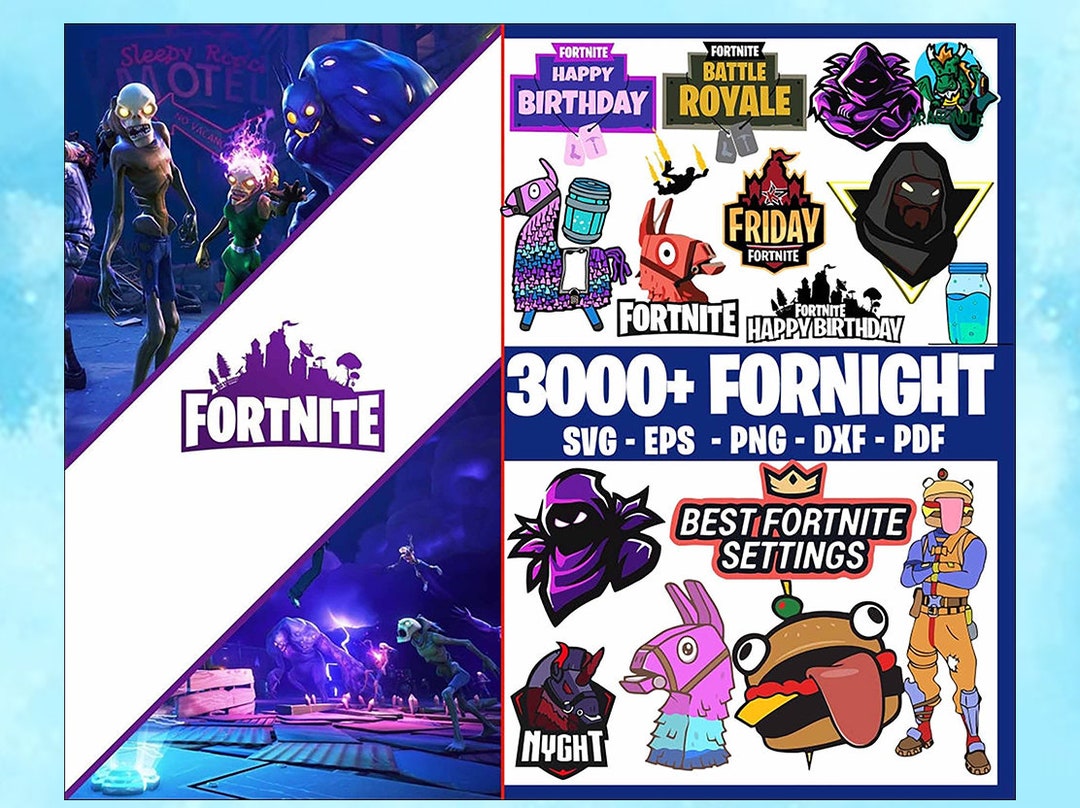 3000 Fortnight, Fortnight Svg, Fortnight Bundle, Game Svg, Game Bundle ...