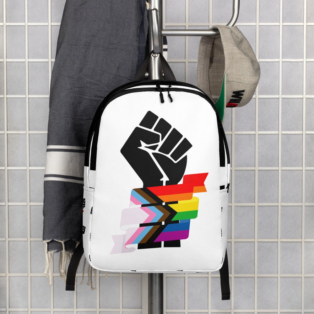 LGBTQ blacklivesmatter Minimalist Backpack - Etsy