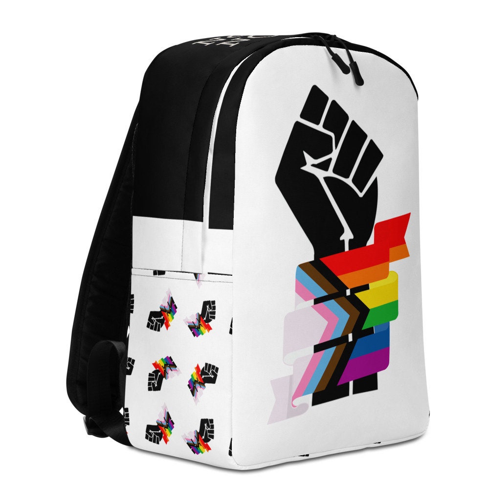 LGBTQ blacklivesmatter Minimalist Backpack - Etsy