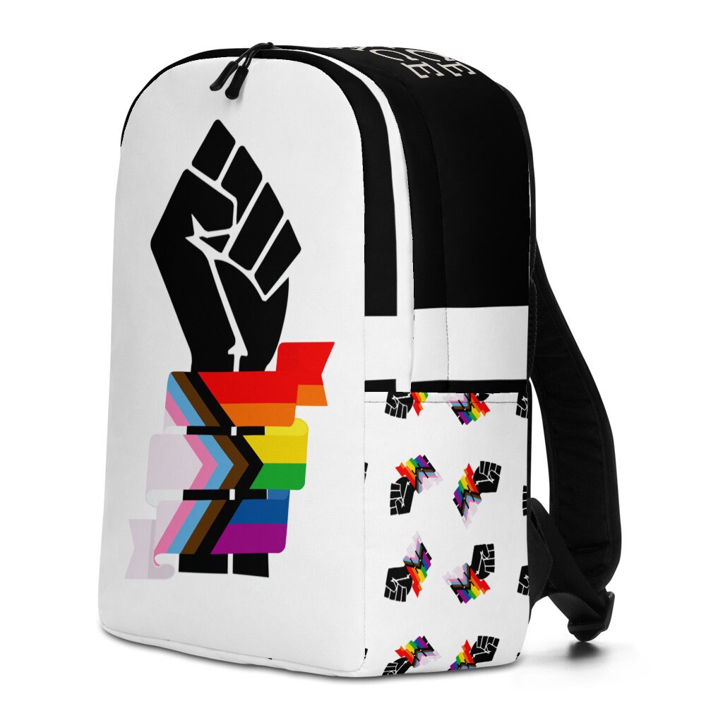 LGBTQ blacklivesmatter Minimalist Backpack - Etsy
