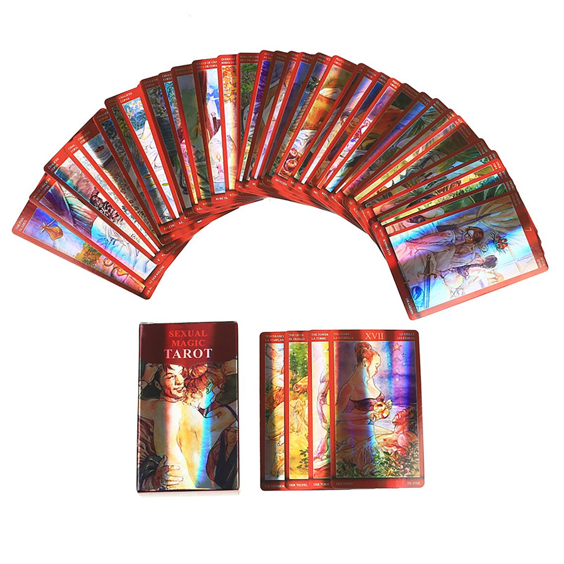 Sex Tarot Deckadult Tarot Decklaser Tarot Card Sexual Tarot Etsy