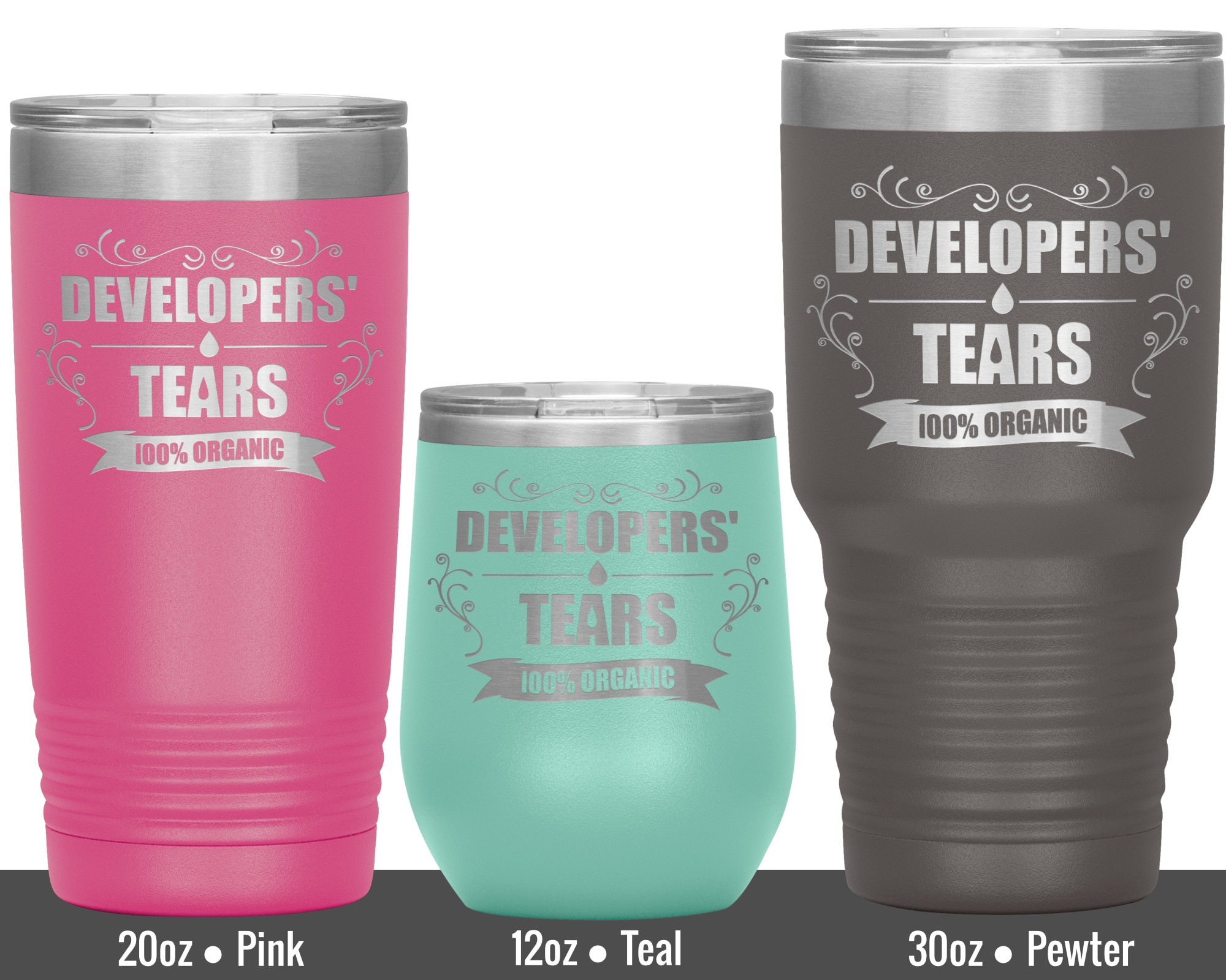 Gift for QA Testers: Developers' Tears Tumbler. Funny - Etsy