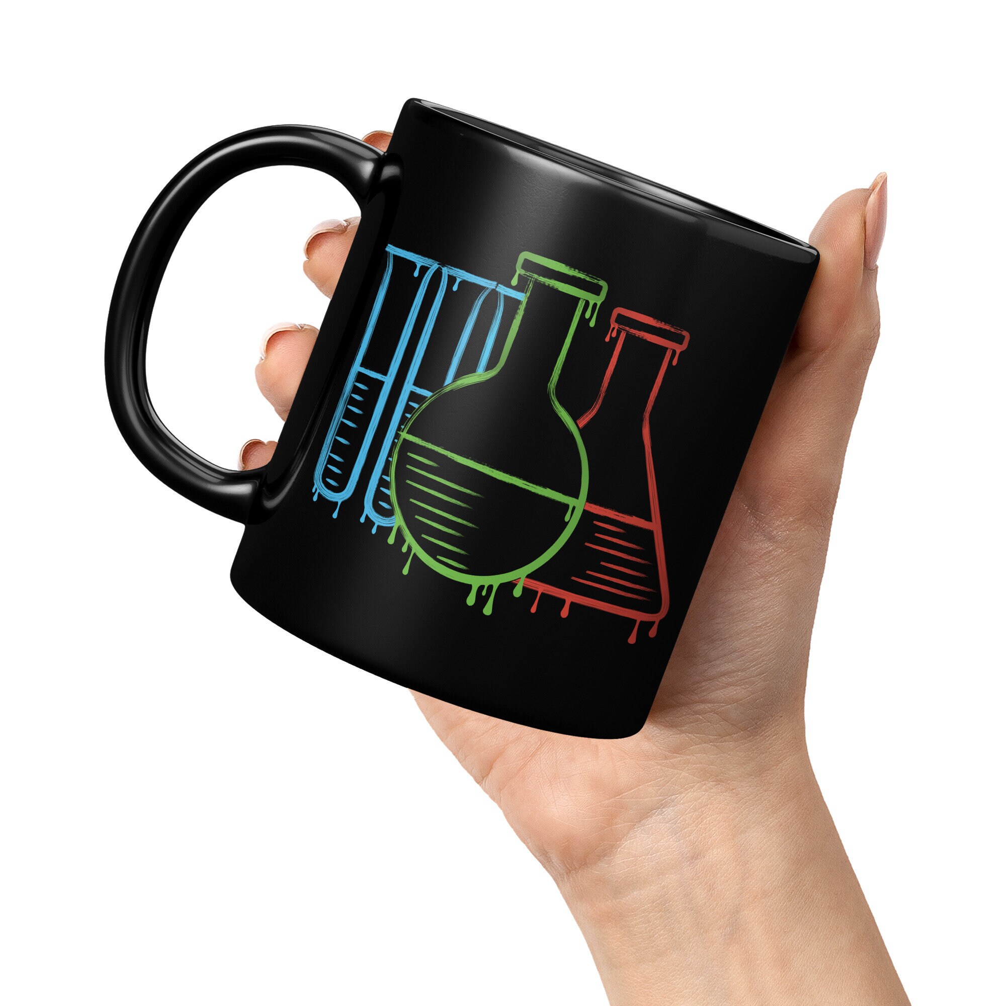 Chemistry Mug for Teacher or Professor. Cool Nerdy Gift With Chemical ...