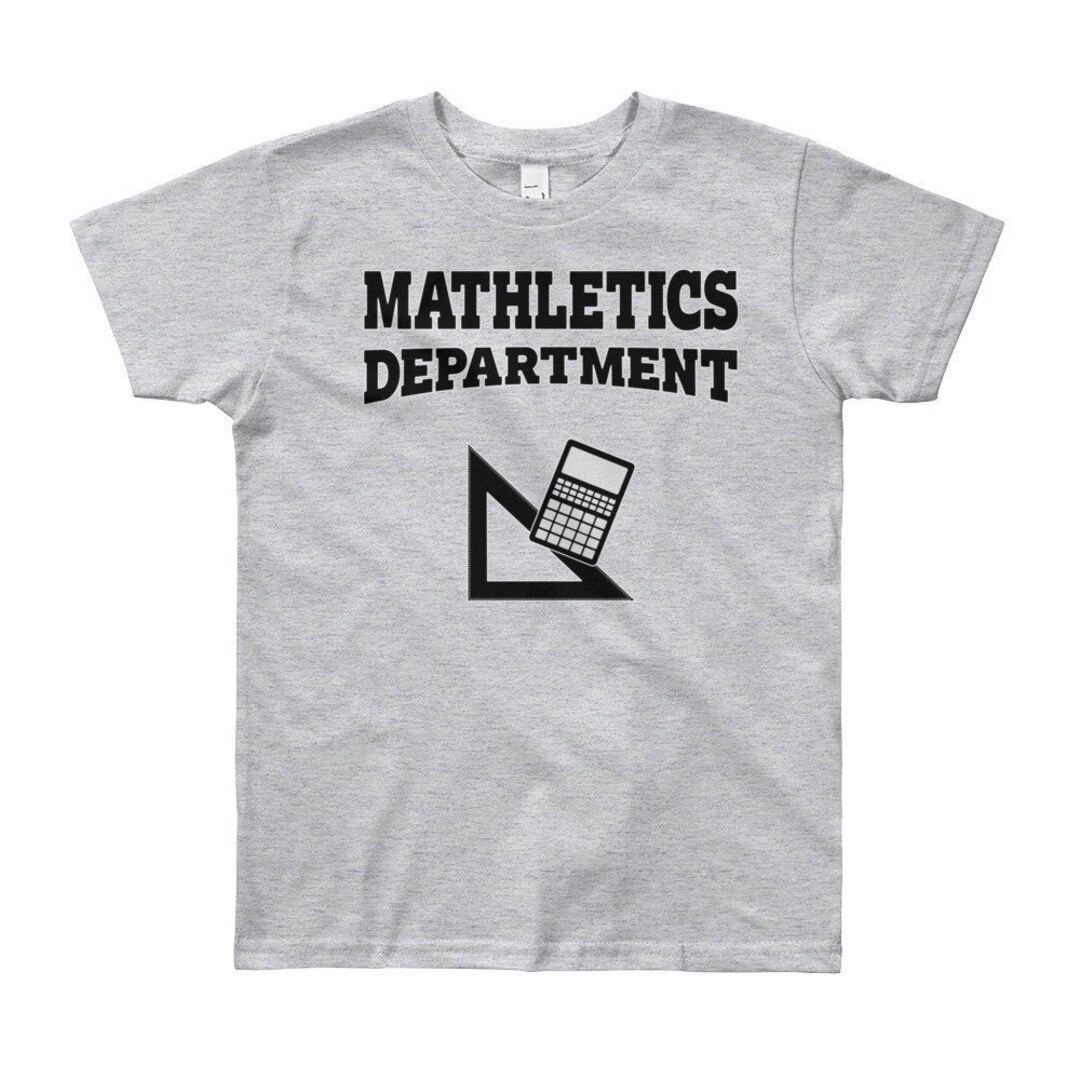 Kids Math T-shirt: Mathletics Department. Funny Back to School Shirt ...