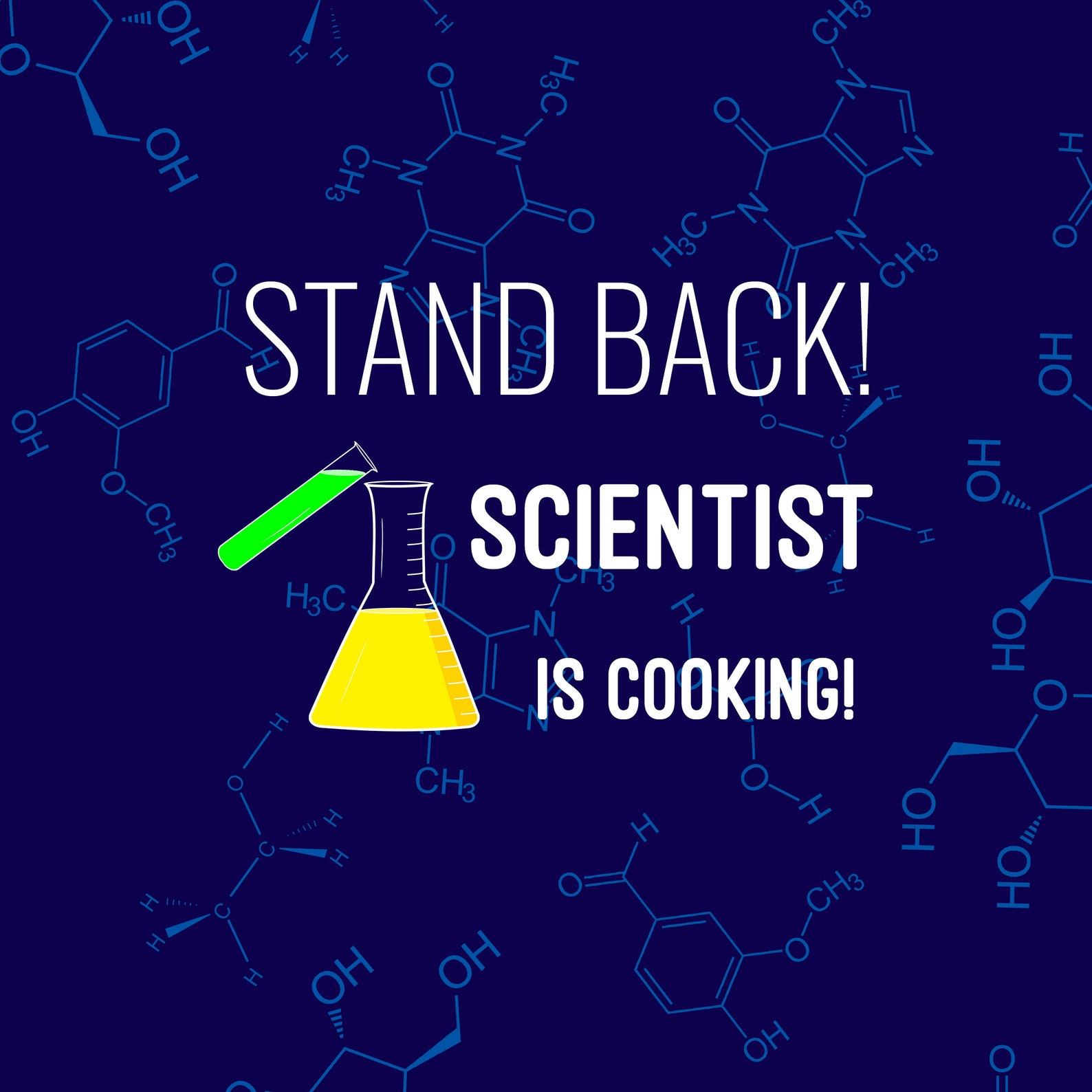 Scientist is Cooking Funny Science Apron for Geeky Home Cooks Who Love ...
