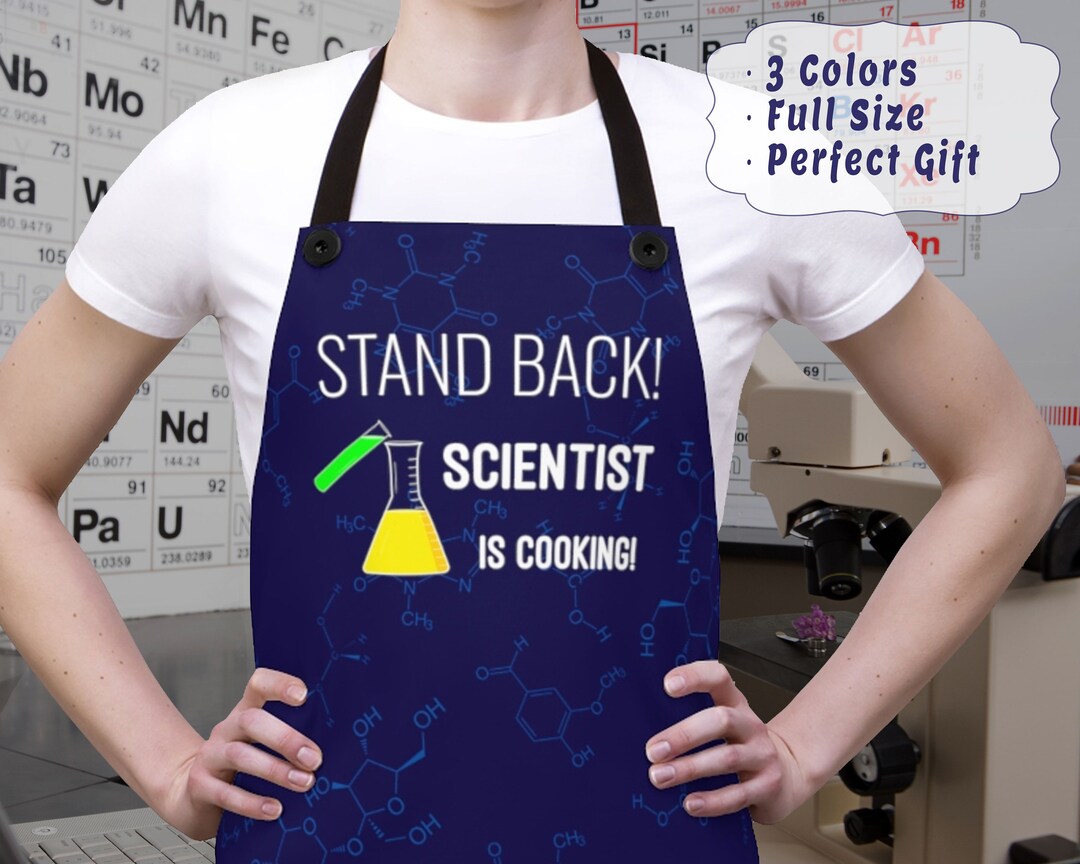 Scientist is Cooking! Funny Science Apron for Geeky Home Cooks Who Love ...