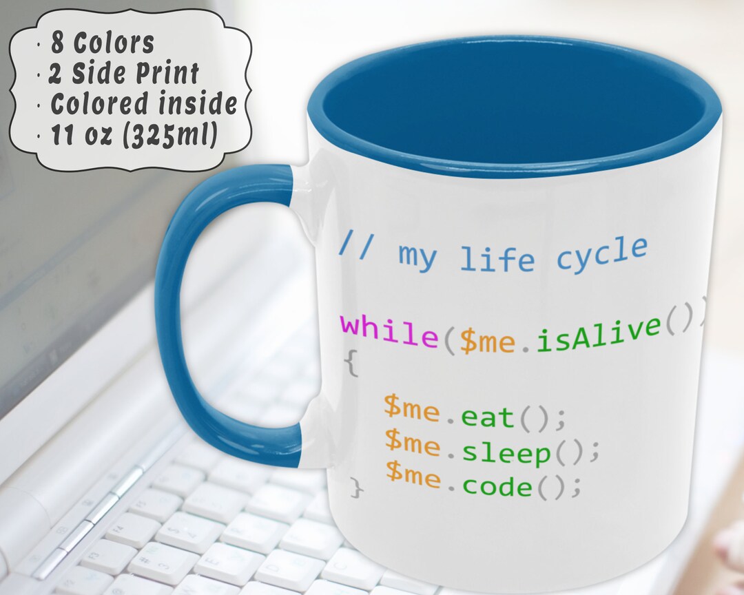 Regalo de codificación: Comer, Dormir, Código, Repetir Taza para ...