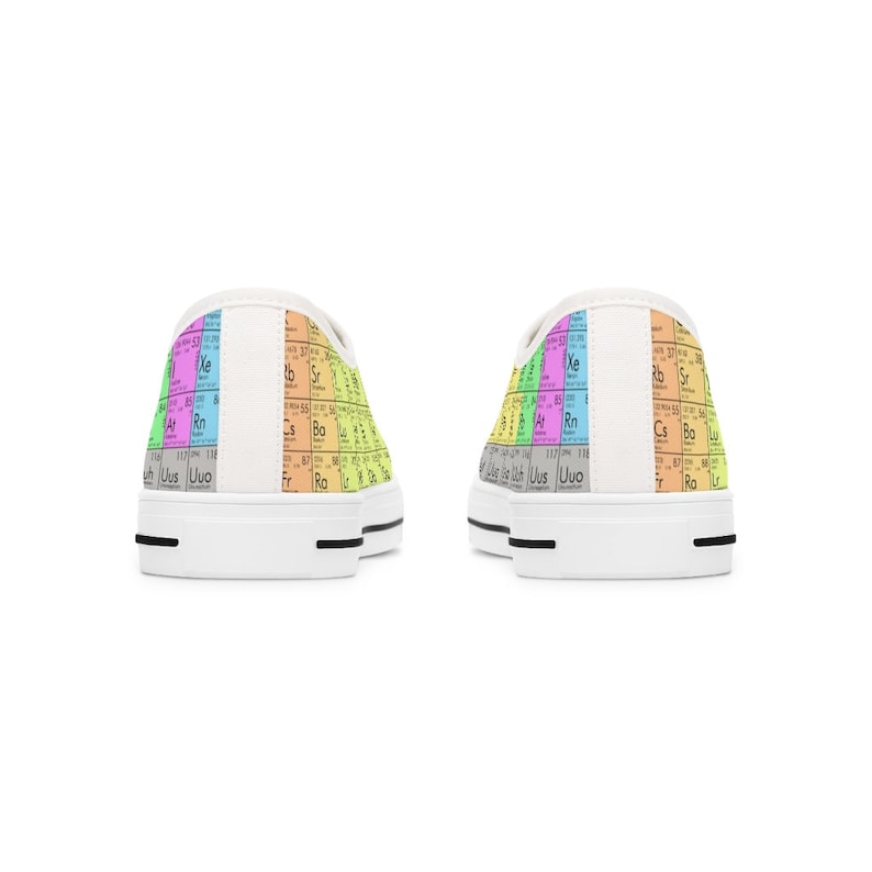 Science Shoes: Periodic Table Low Top Sneakers for Chemistry - Etsy