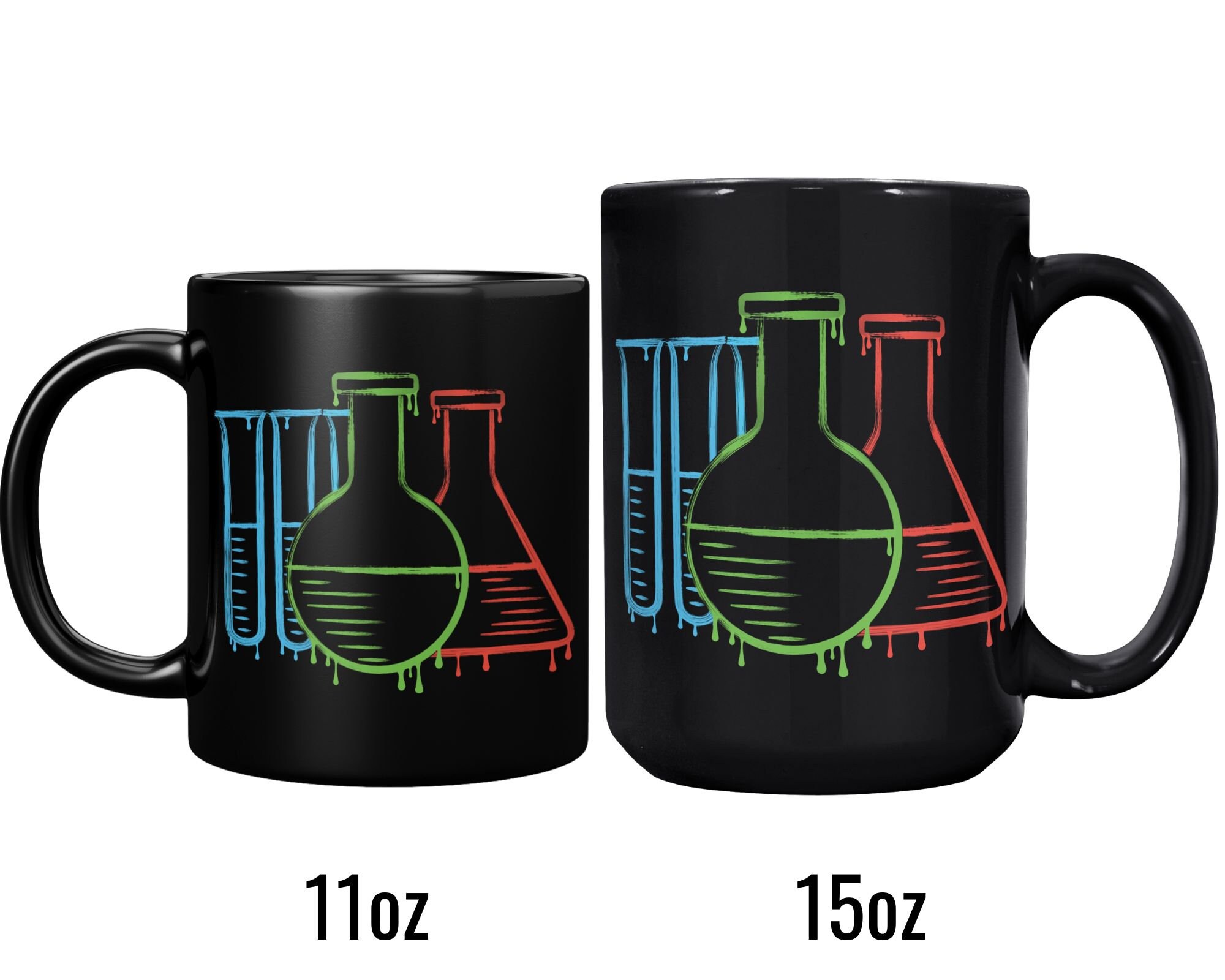 Chemistry Mug for Teacher or Professor. Cool Nerdy Gift With Chemical ...