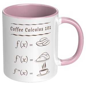 Funny Gift for Math Geeks: Coffee Calculus 101 Mug. Present for ...