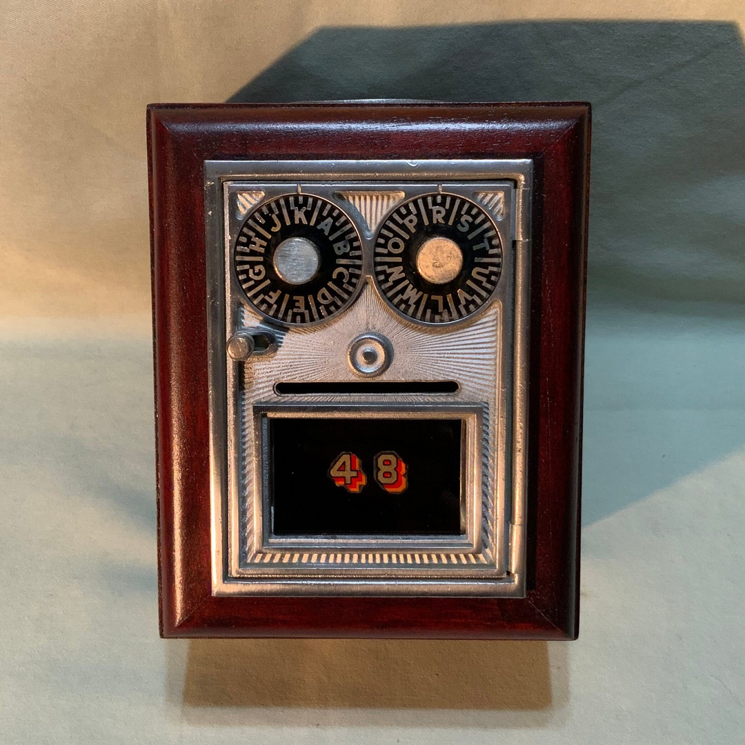 Antique Vintage Post Office Door Mail Box Postal Bank-1950's Corbin DD ...