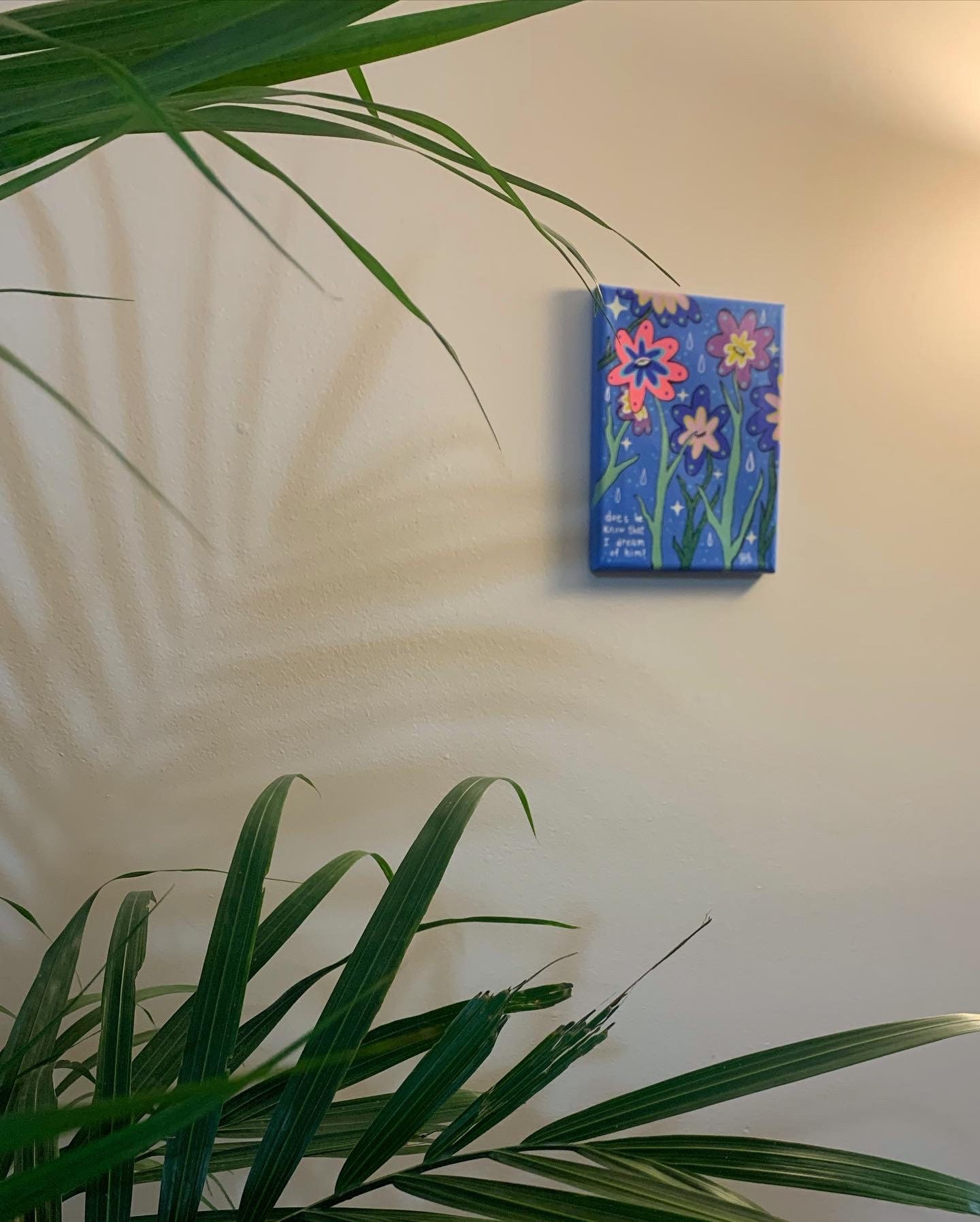 Does He Know Flower Garden Original Painting - Etsy