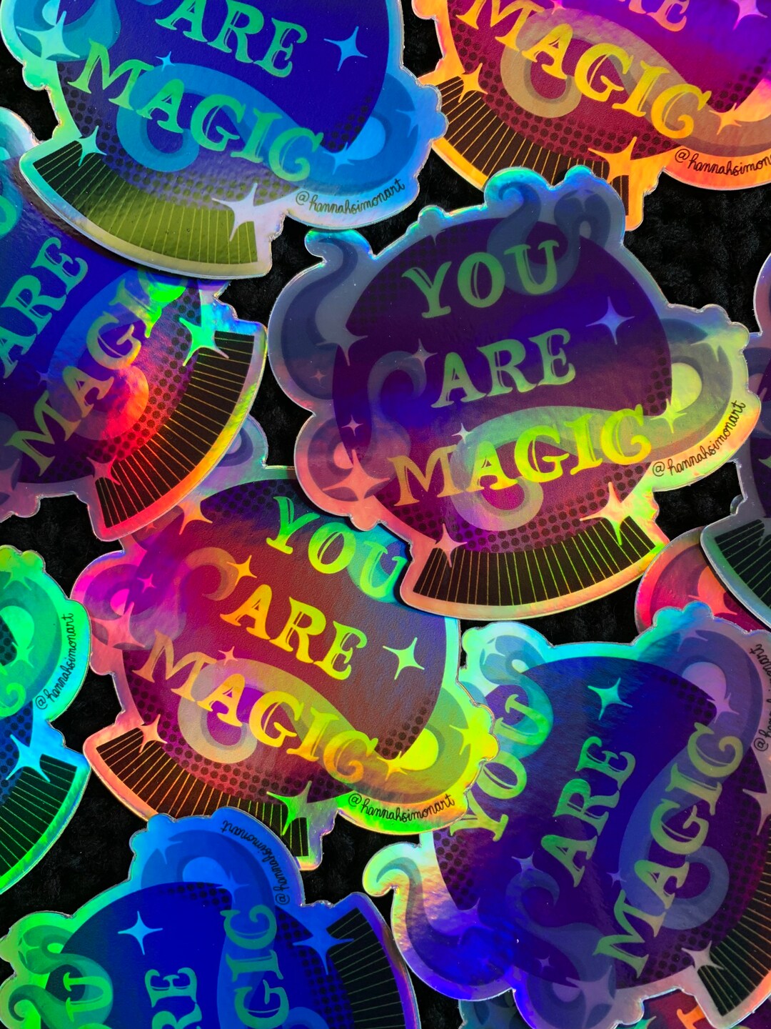 You Are Magic Holographic Vinyl Sticker | Crystal Ball Sticker ...