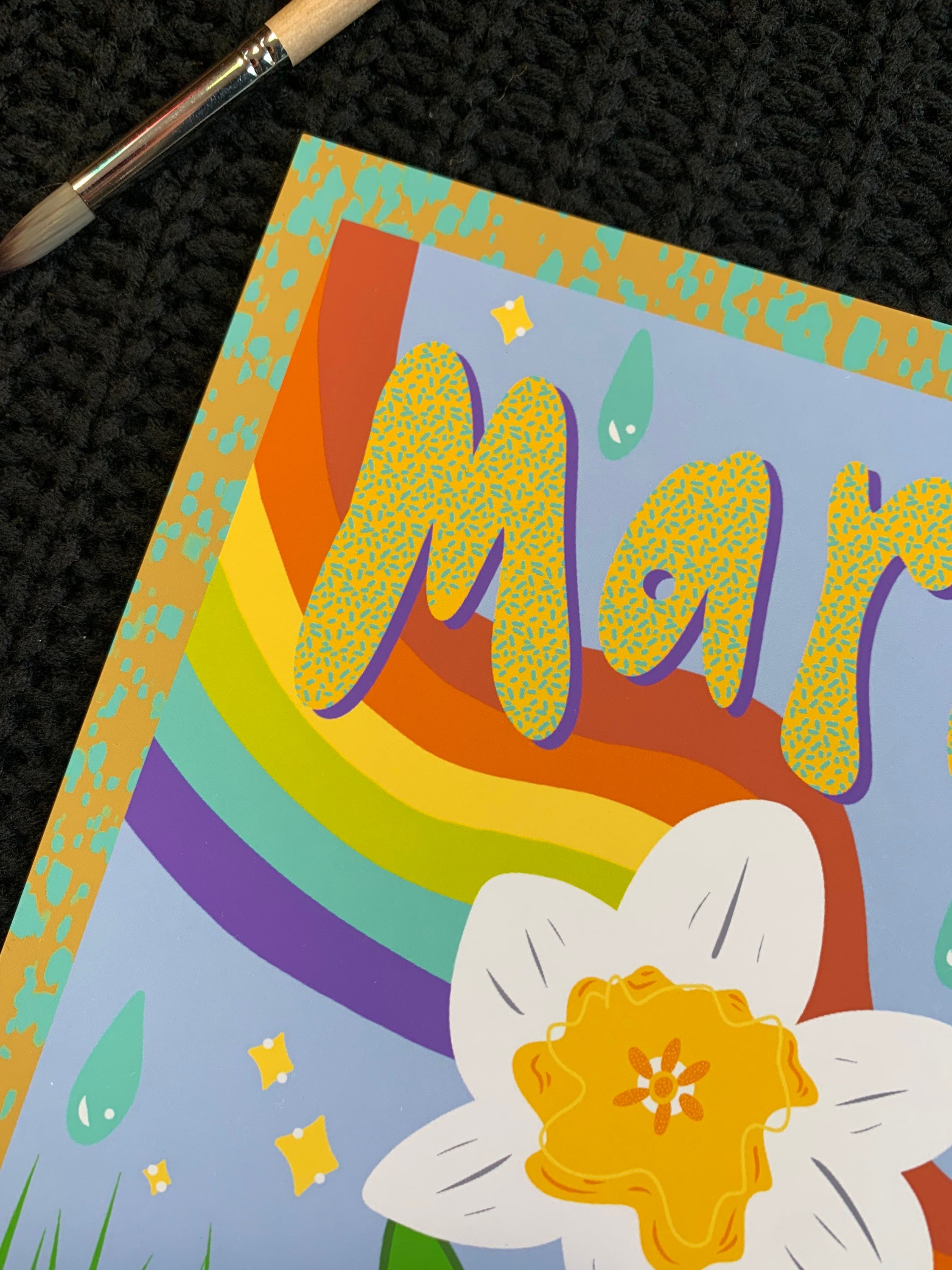 March Birth Flower Print | March Birth Print | Daffodil Print | March ...