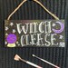 Witch Please Sign Hand Painted Wooden Sign Halloween Decor - Etsy