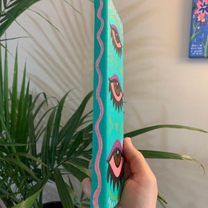 Third Eye Trippy Painting | Eye Painting | Eye Wall Art | Trendy Wall ...