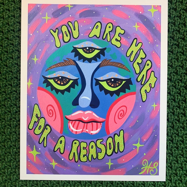 You Are Here Poster Earth - Etsy