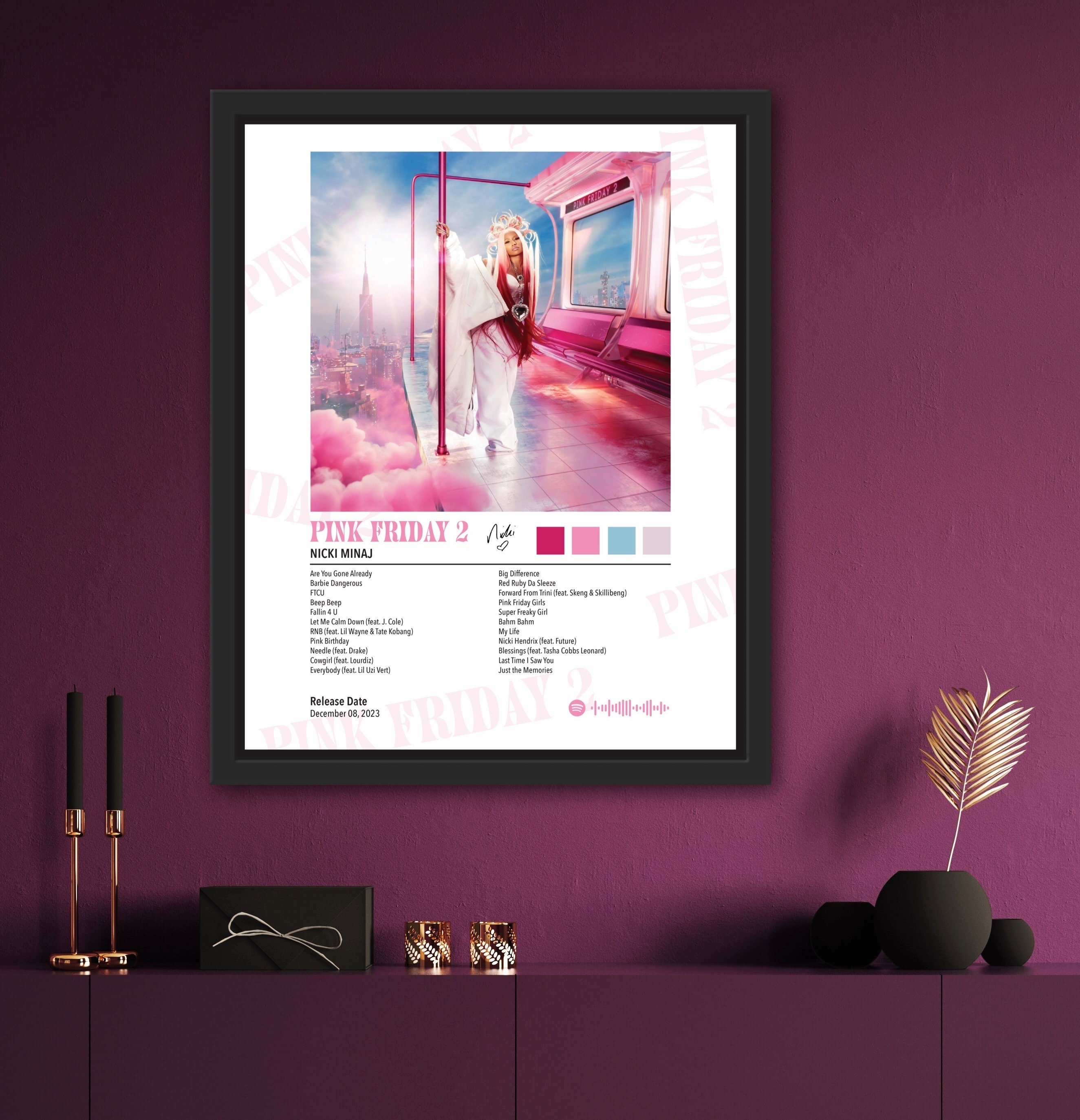 Nicki Minaj Album Cover Pink Friday