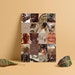 Brown Aesthetic Poster Instant Download Collage Wall Art - Etsy