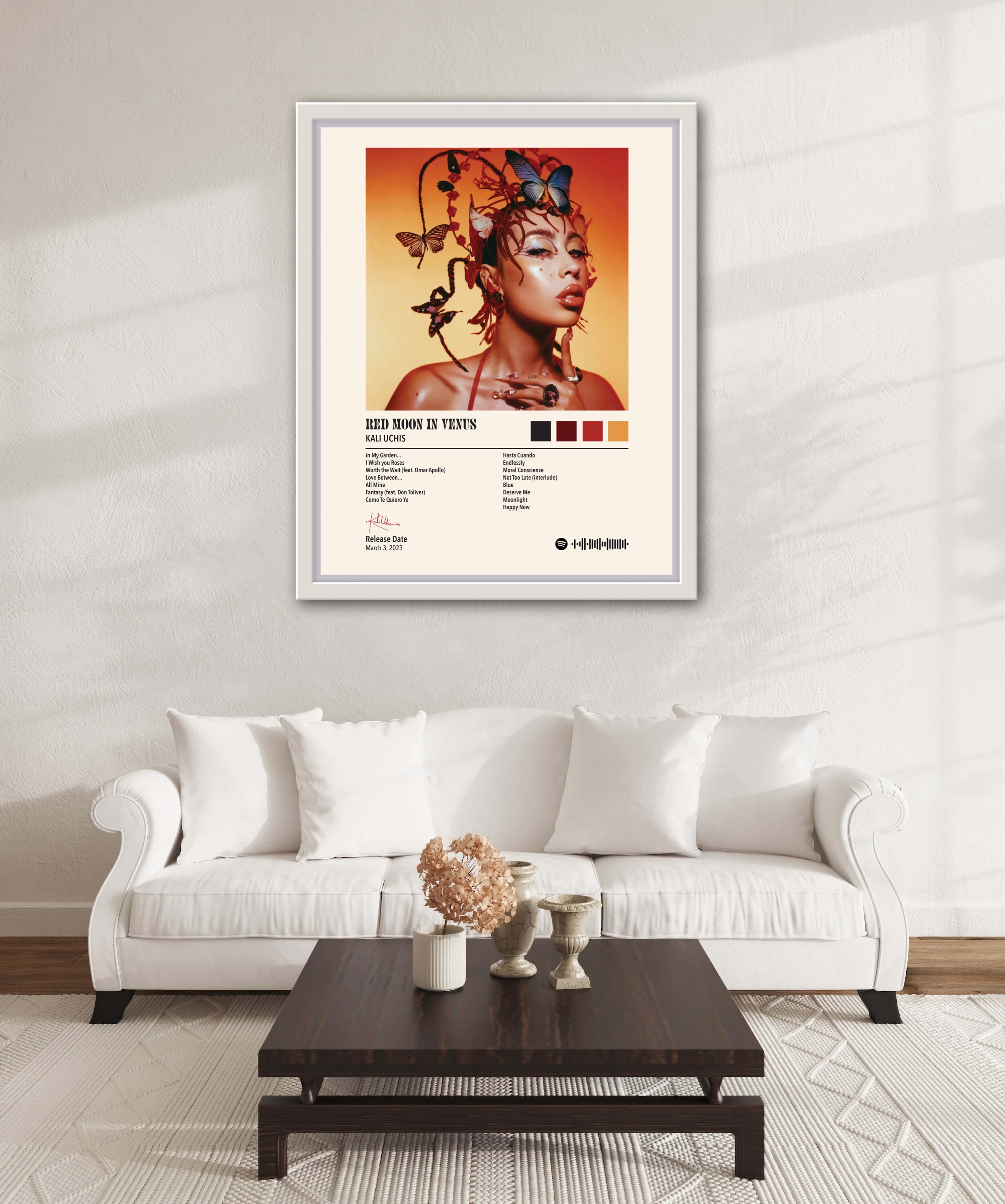 Kali Uchis – Red Moon in Venus Album Cover Poster – Digital Download ...