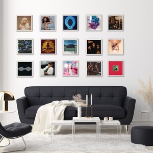 270 PCS, 10x10 Square Album Cover Posters Instant Download Minimalist ...