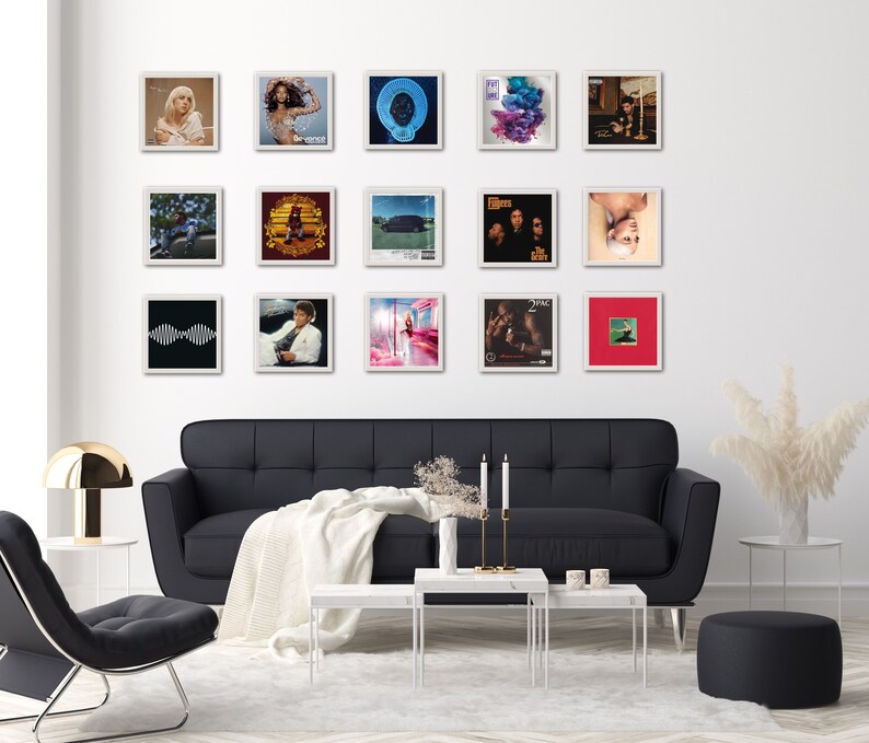 270 PCS, 10x10 Square Album Cover Posters Instant Download Minimalist ...