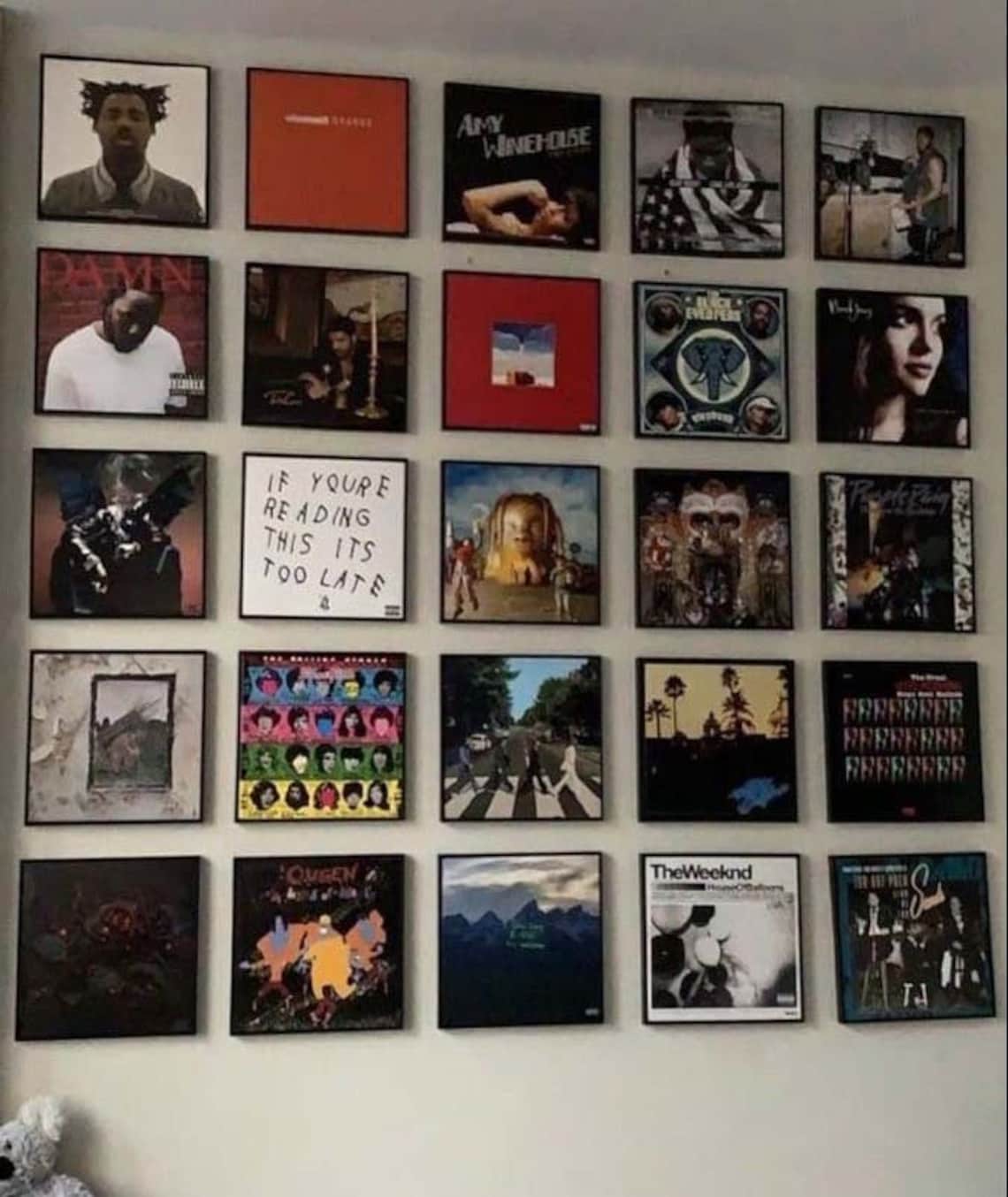 270 PCS, 10x10 Square Album Cover Posters Instant Download Minimalist ...