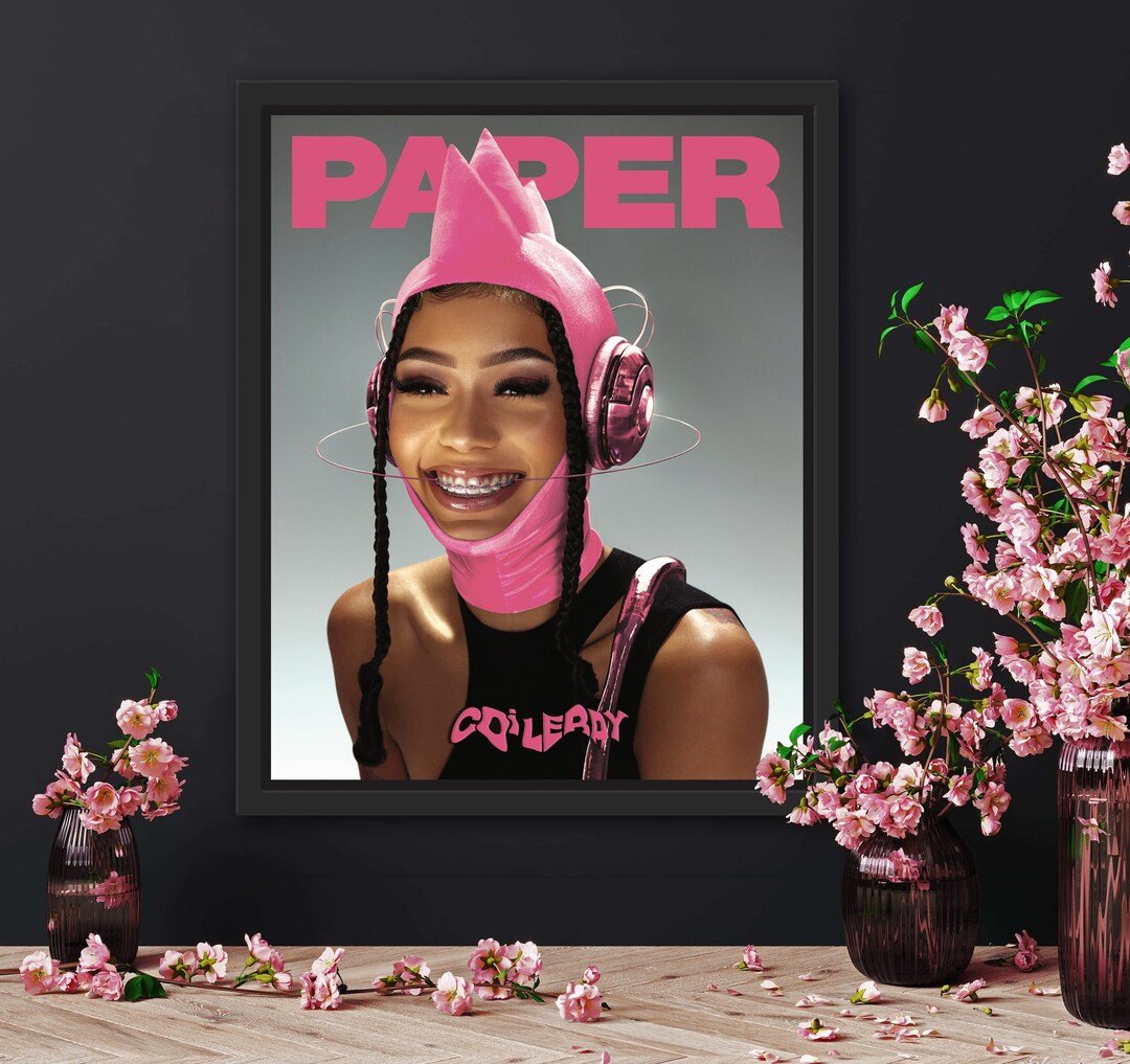 Paper Magazine Coi Leray Poster Instant Download Wall Art Celeb 4377
