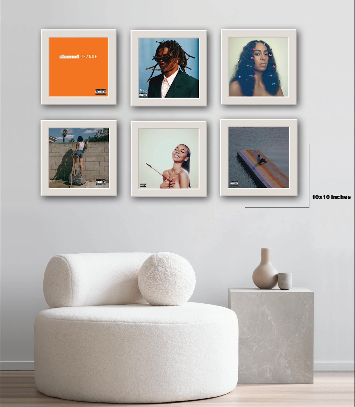 270 PCS, 10x10 Square Album Cover Posters Instant Download Minimalist ...