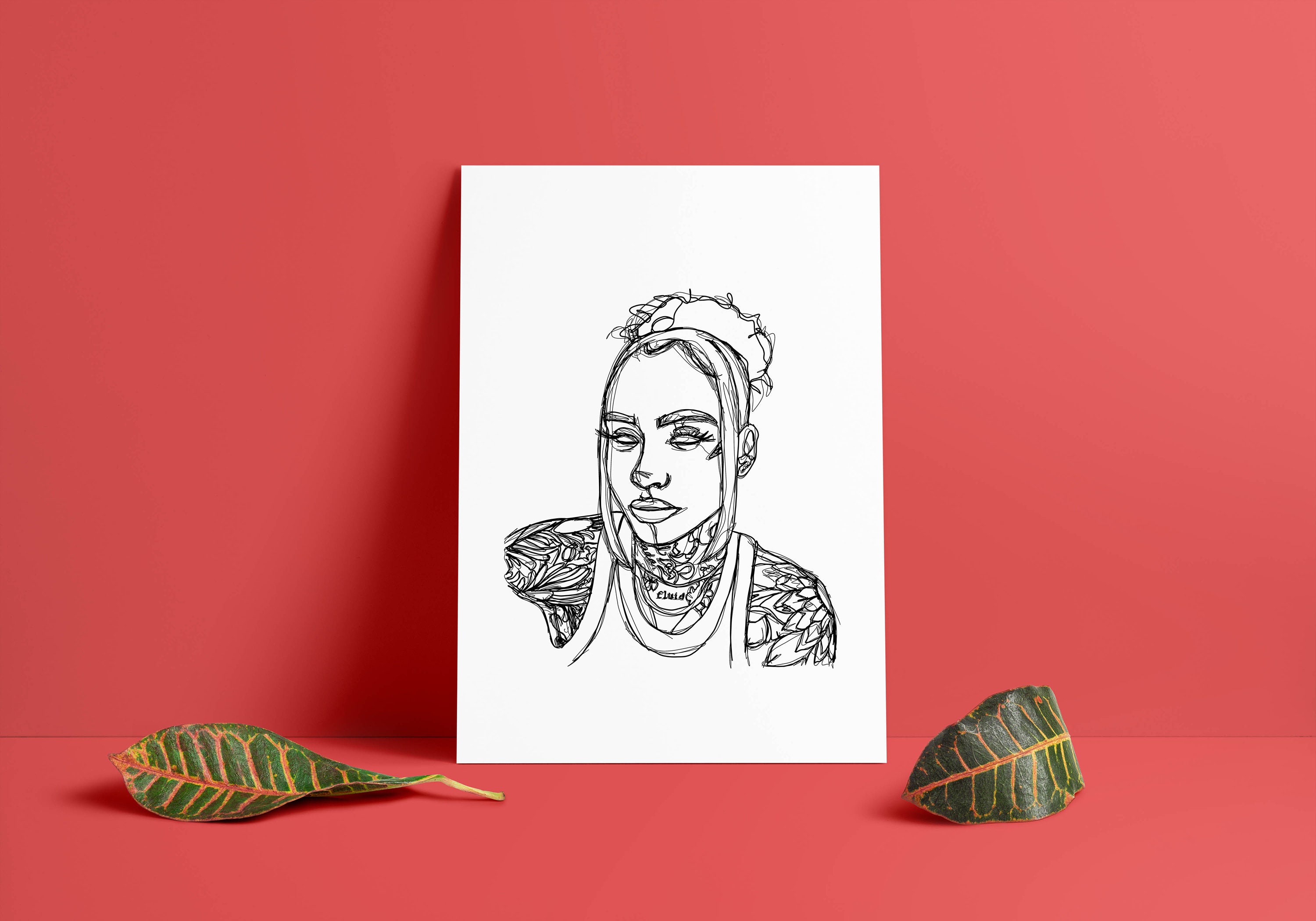 Kehlani Line Art Poster Instant Download Wall Art Simplistic Minimalist ...