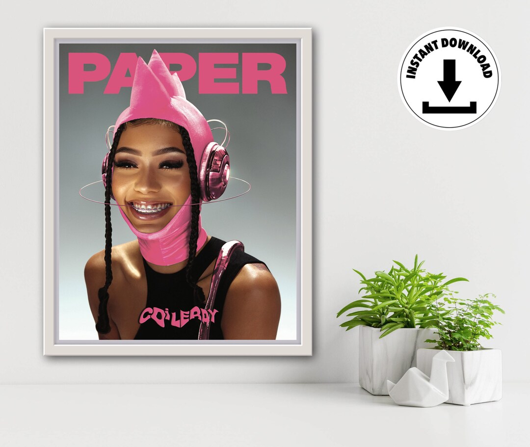 PAPER Magazine Coi Leray Poster Instant Download Wall - Etsy