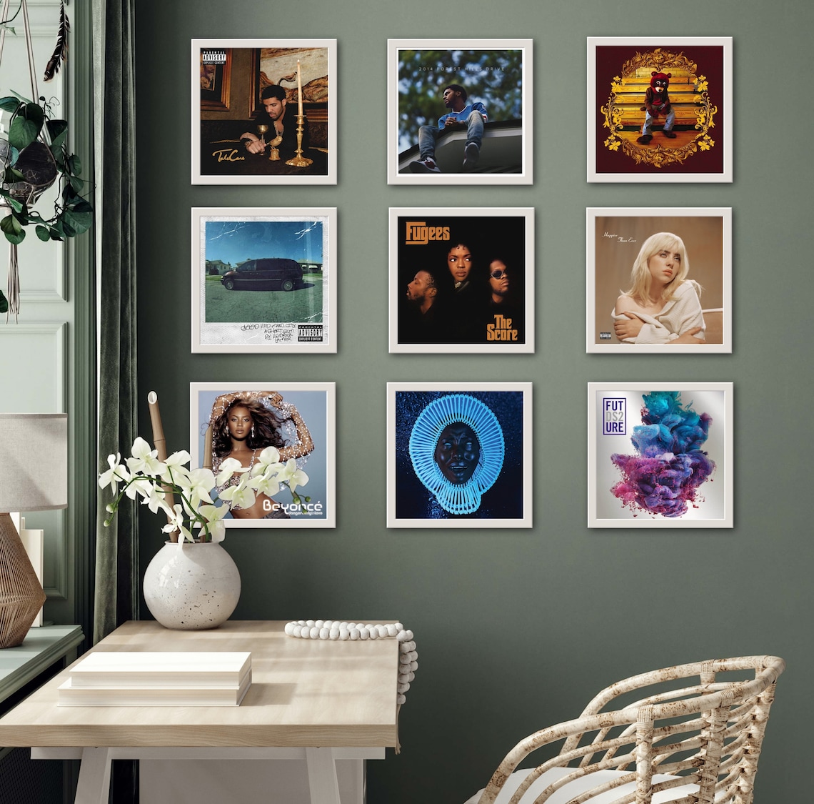 270 PCS, 10x10 Square Album Cover Posters Instant Download Minimalist ...