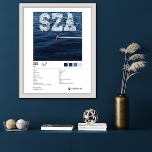 SZA Album Cover Poster – Instant Download – SOS | Wall Art | Celeb ...
