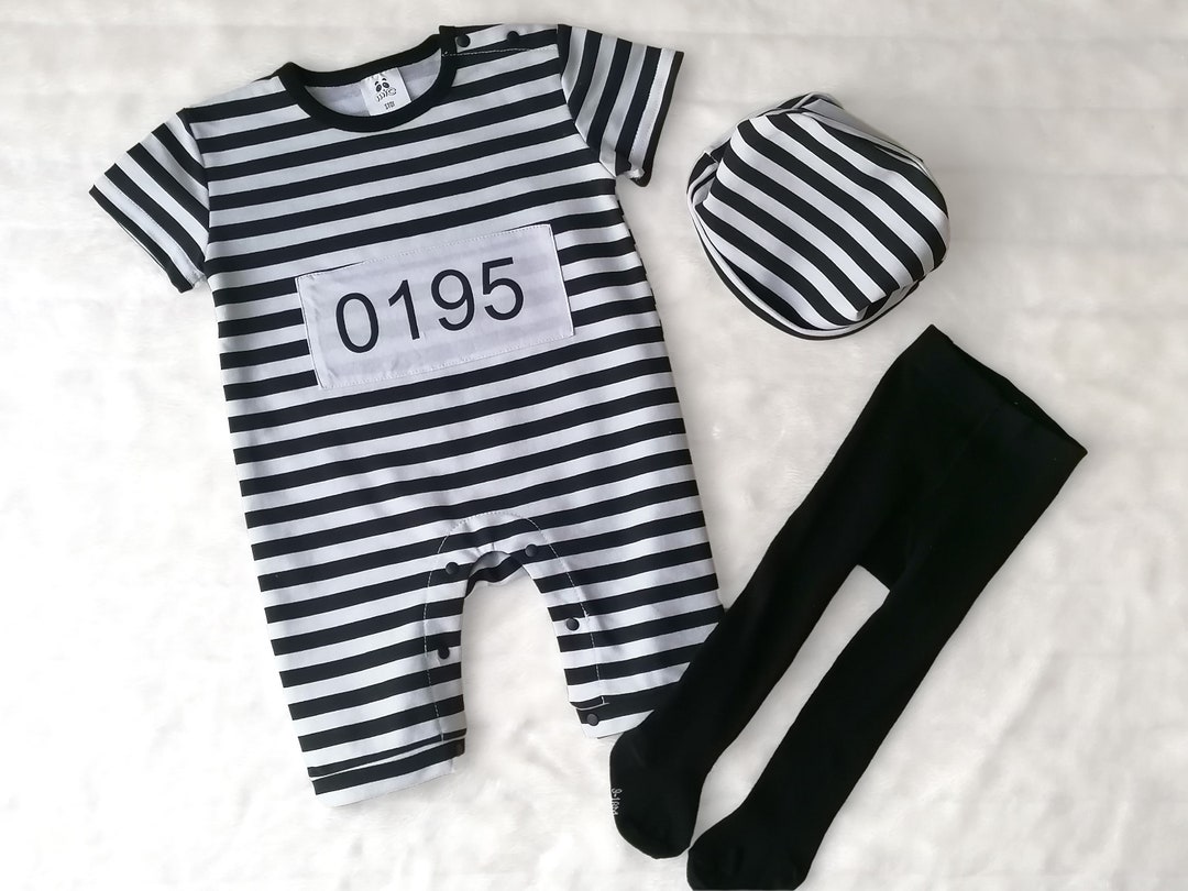 Convict Children's Costume 100% Cotton M2convict - Etsy