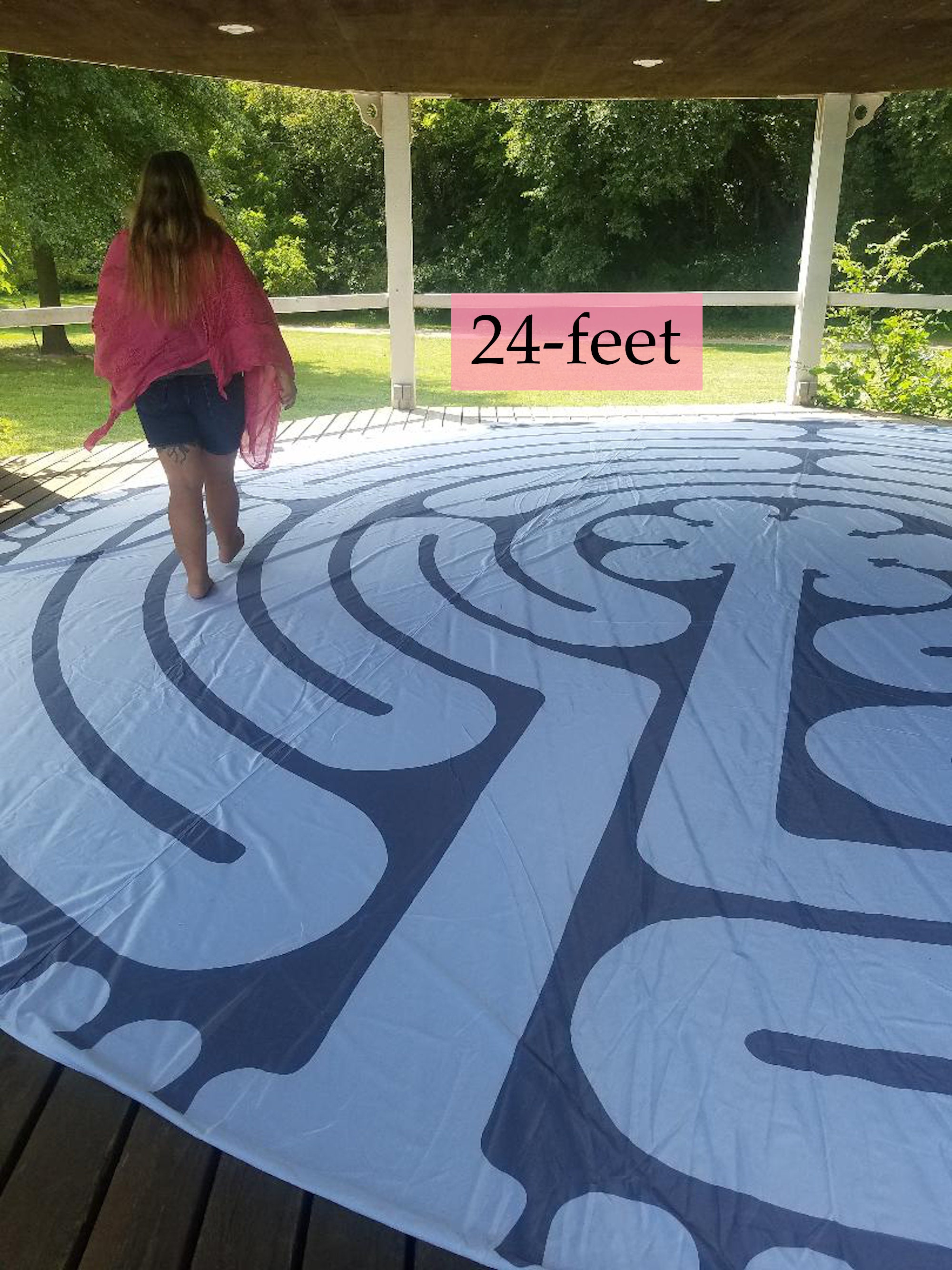 Custom LARGE Portable Labyrinth for Meditation at Home LARGE - Etsy