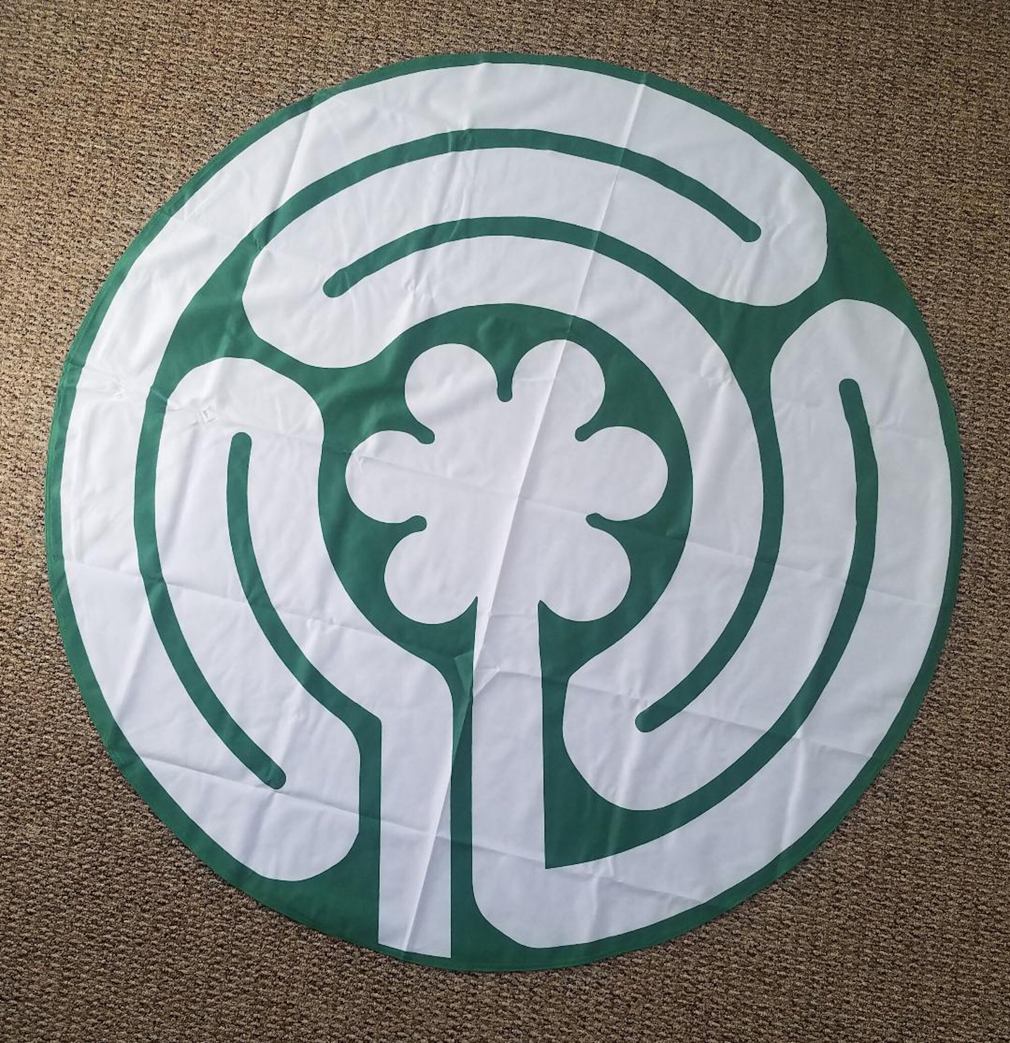 Custom SMALL Portable Labyrinth for Meditation at Home, PERSONAL SIZE ...