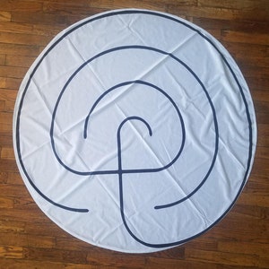 Custom MEDIUM Portable Labyrinth for Meditation at Home, MEDIUM SIZE ...