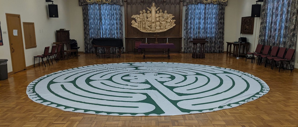 Custom EXTRA LARGE 22-30 FOOT 7circuit Portable Labyrinth for ...