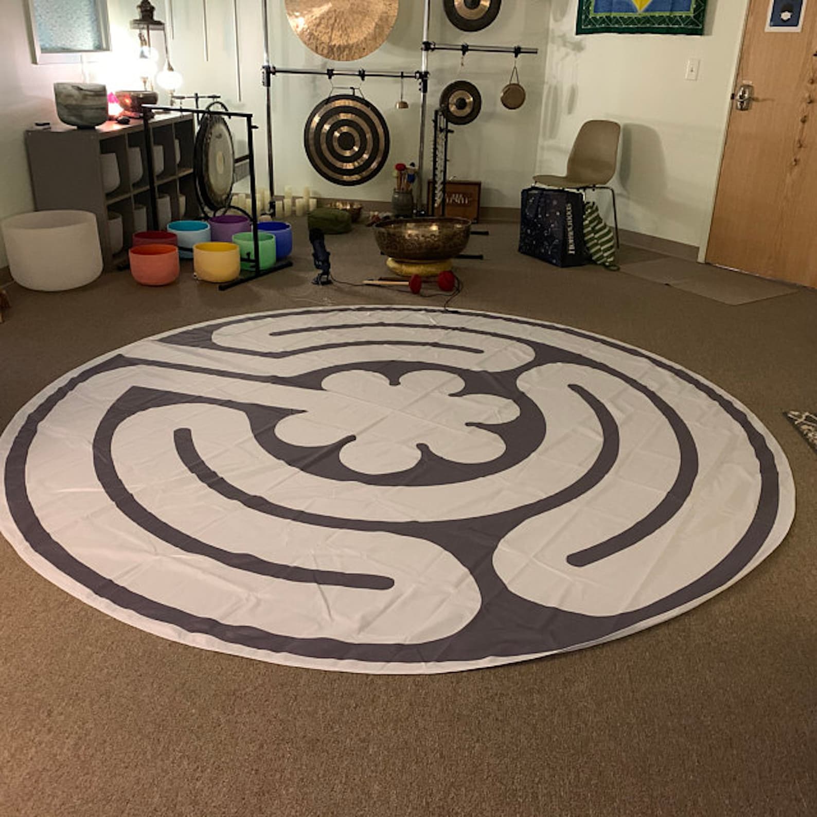 Custom MEDIUM Portable Labyrinth for Meditation at Home, MEDIUM SIZE ...