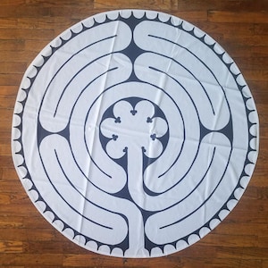 Custom LARGE Portable Labyrinth for Meditation at Home, LARGE SIZE ...