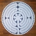 Custom LARGE Portable Labyrinth for Meditation at Home, LARGE SIZE ...