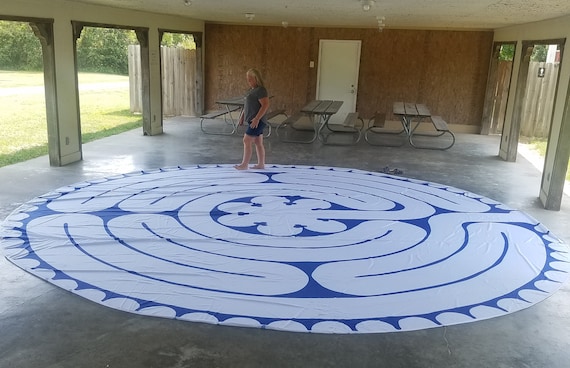 Custom LARGE Portable Labyrinth for Meditation at Home LARGE | Etsy