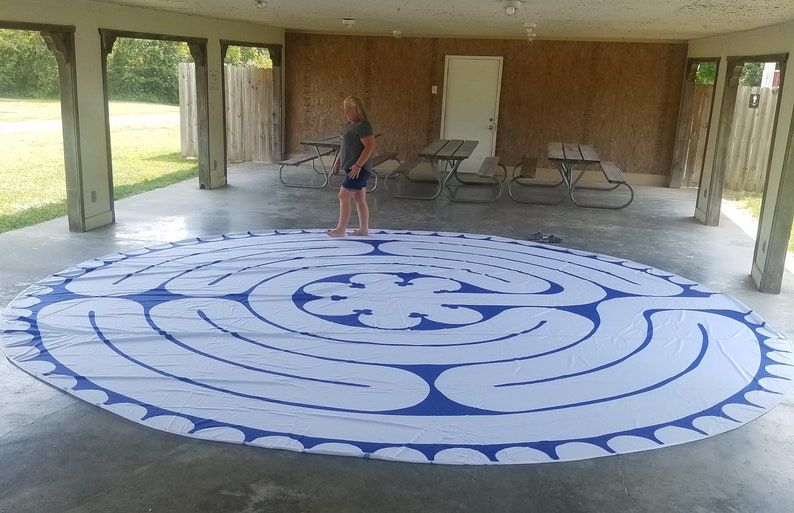 Custom LARGE Portable Labyrinth for Meditation at Home LARGE - Etsy
