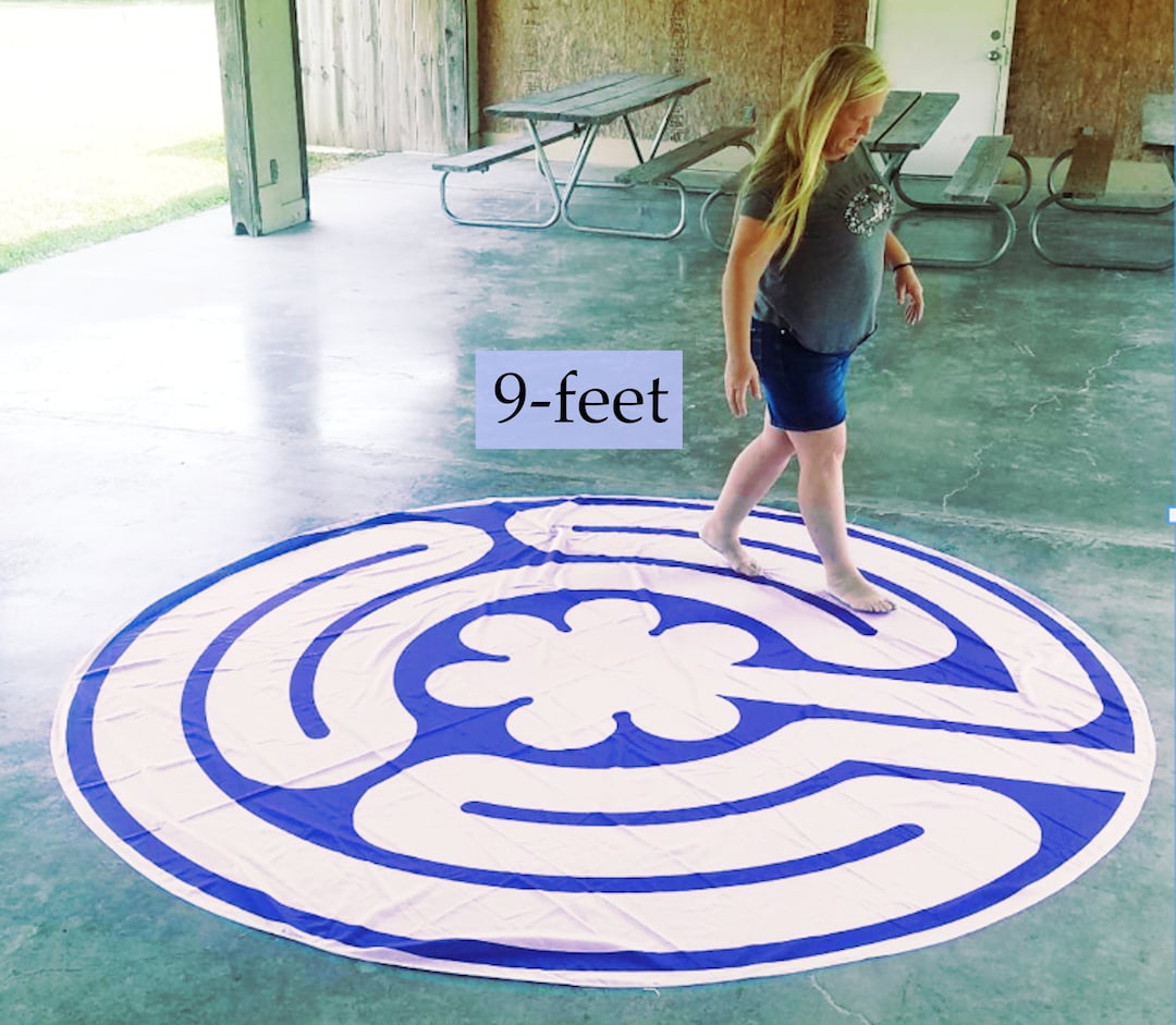 Custom MEDIUM Portable Labyrinth for Meditation at Home, MEDIUM SIZE ...