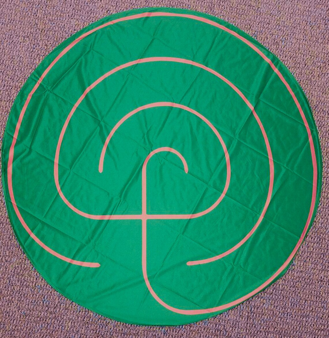 Custom MEDIUM Portable Labyrinth for Meditation at Home, MEDIUM SIZE ...